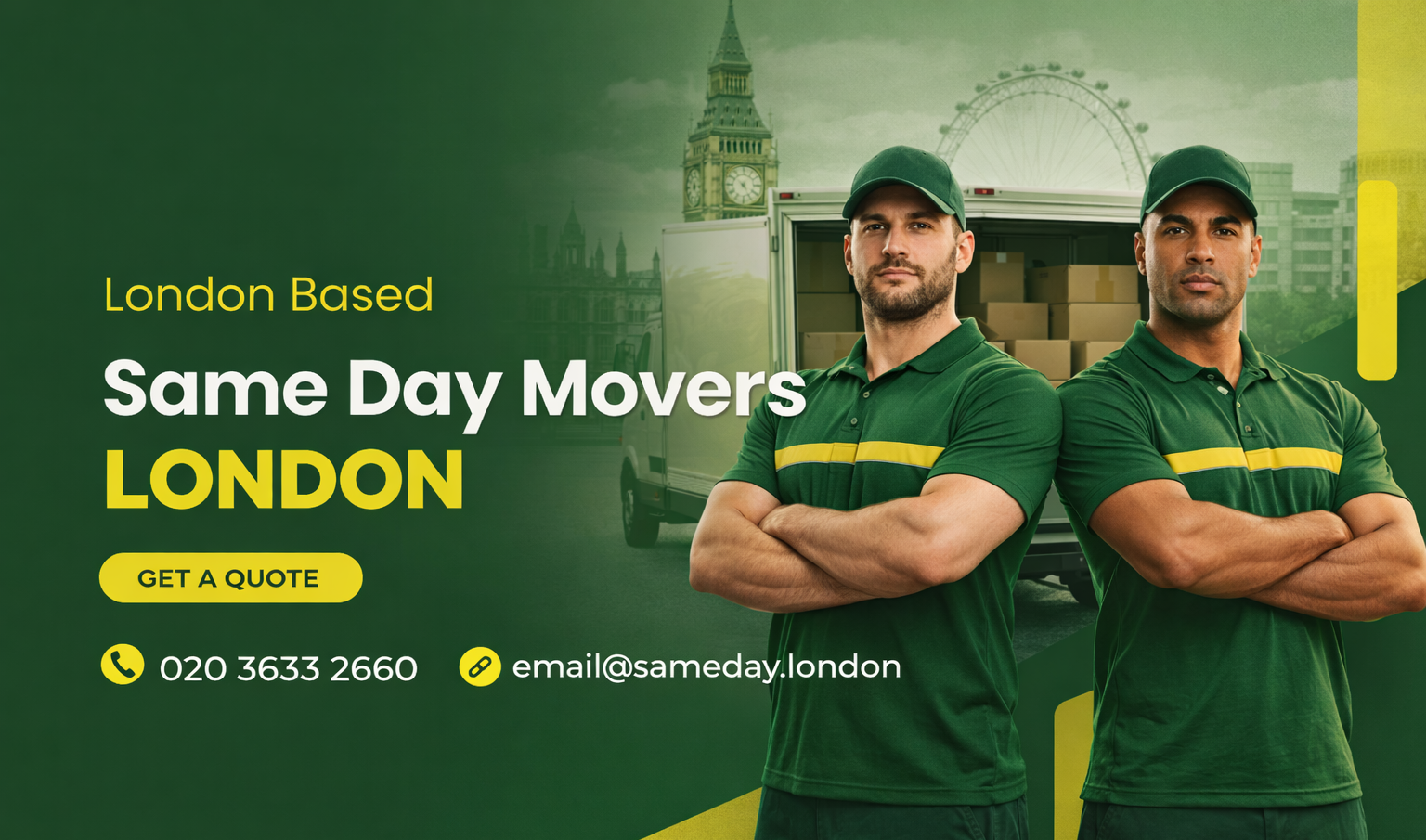 Same Day Movers London Fast & Affordable Service