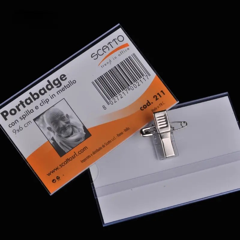 Metal Chest ID Holder Clip | Same Day London